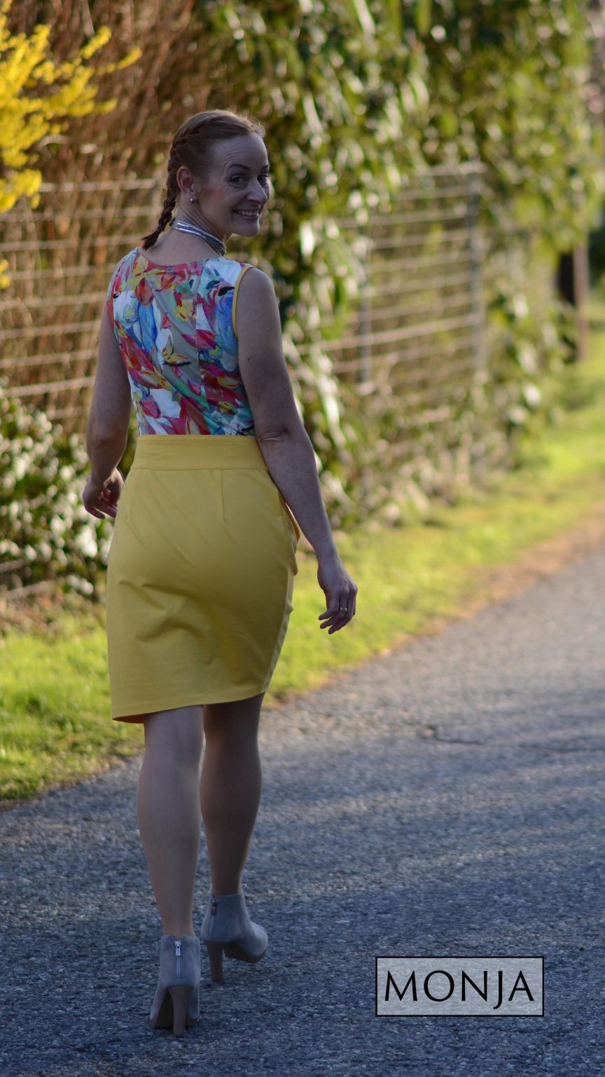 Holly und Lilly - Rock mit Reißverschluss nähen - TINAlisa