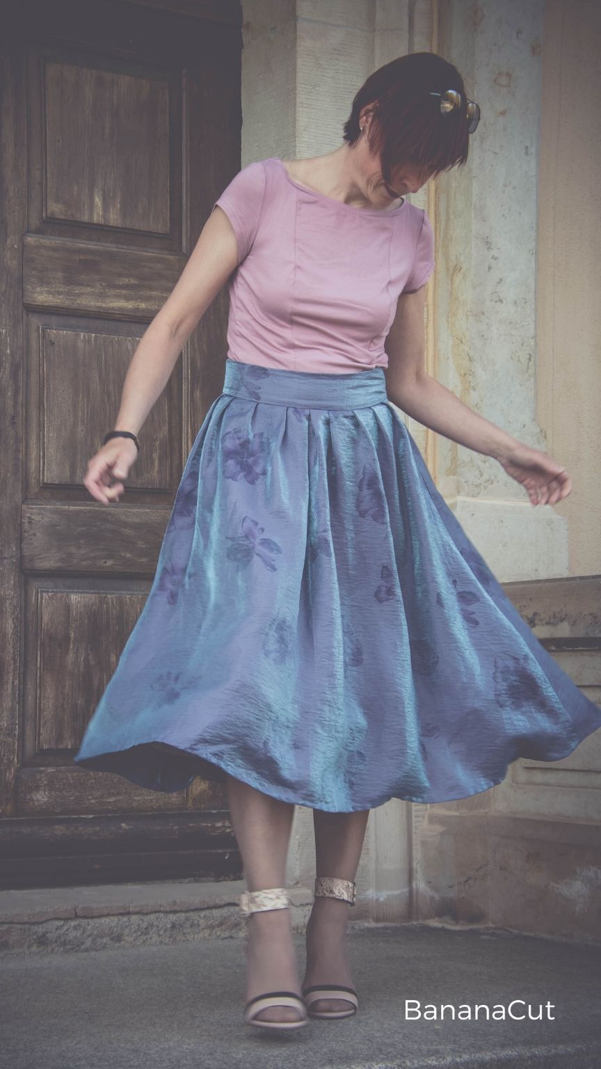 Holly und Lilly - Rock mit Reißverschluss nähen - TINAlisa