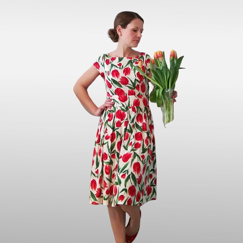 Holly und Lilly - Rock mit Reißverschluss nähen - TINAlisa