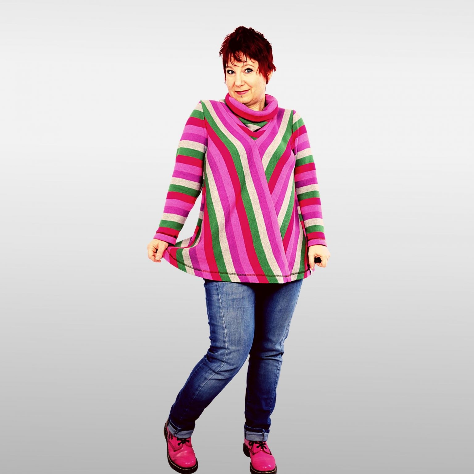 Amira Shirt Kleid Ebook Größe 32-48 - TINAlisa